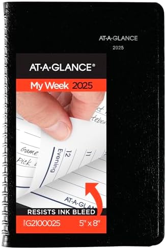 Amazon.com : AT-A-GLANCE 2025 Appointment Book Planner, Weekly ...