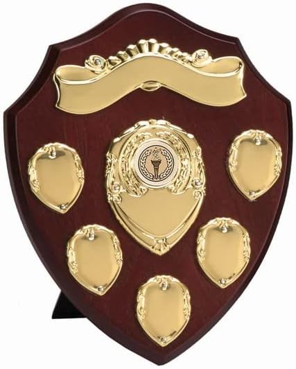 Annual Presentation Shield 20cm, 5 side shields Free Engraving upto 45 ...