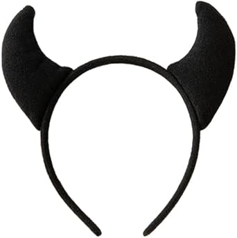 ODOCARE Devil Horns Halloween Costume for Women and Men, Fancy Evil ...
