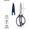 Amazon.com: Farberware 4-in-1 Kitchen Shears, 2-Piece, Navy and Gray ...