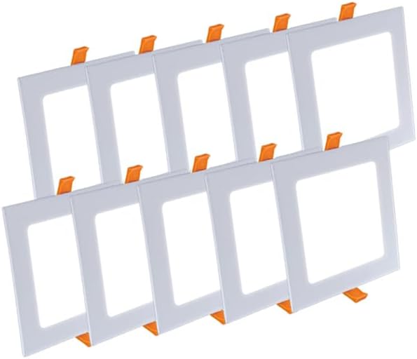 ZEEZ Lighting - 18W 8-Inch (OD 8.75" / ID 7.85") Square Natural White ...