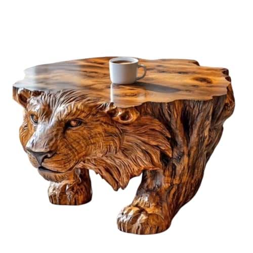 Amazon.com: Lion Sculptures, Lion Table, Animals Sculpture, Sofa Table ...