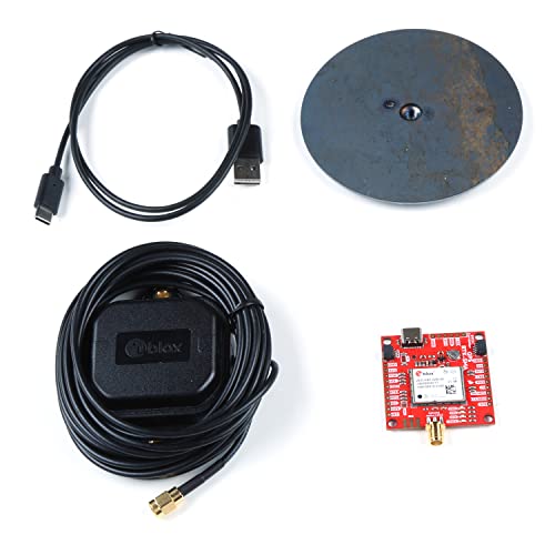 Sparkfun Gps Rtk Sma Kit Includes Gps Breakout Magnetic Mount Antenna Ground Plate And Usb C