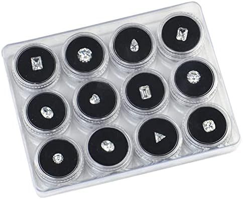 Amazon.com: CHGCRAFT 20Pcs 2 Colors Mini Round Stone Box Small Loose ...