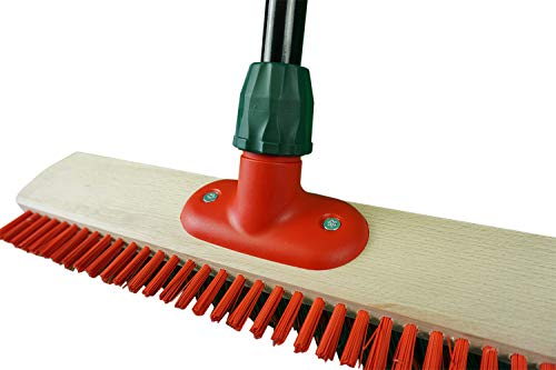 Novaliv High Deep Street Broom with Telescopic Handle Scratching Strip ...