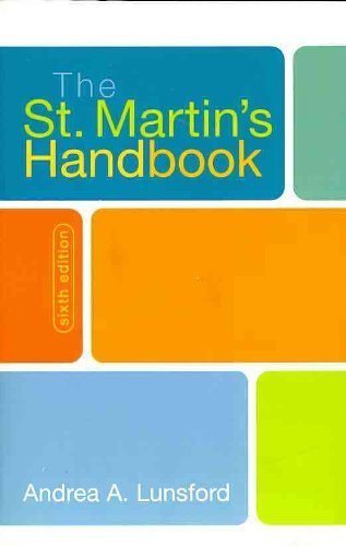 Amazon.com: The St. Martin's Handbook and Documenting Sources in MLA ...