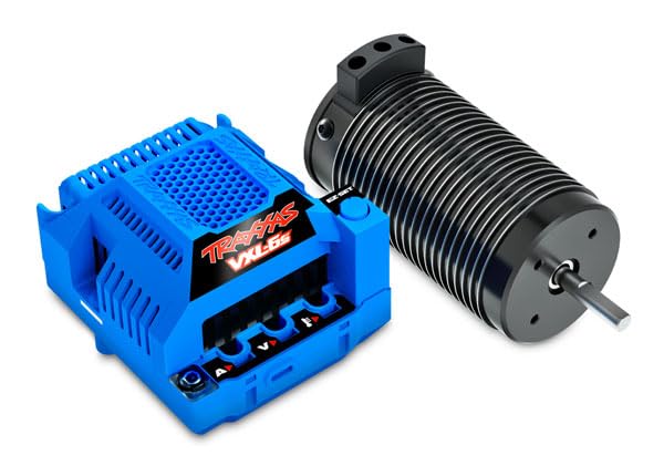 Traxxas 3484 Velineon VXL-6s Waterproof Brushless ESC with 2000Kv Motor ...