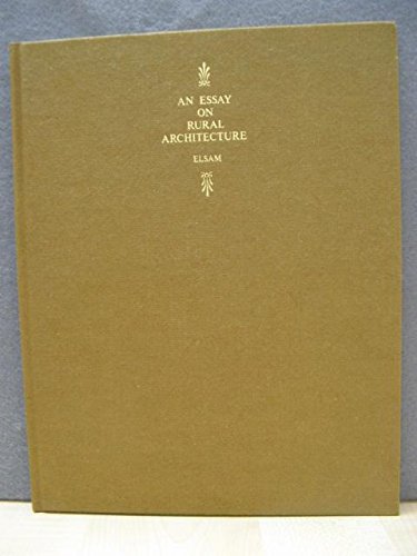 Essay on Rural Architecture: Amazon.co.uk: Elsam, Richard ...