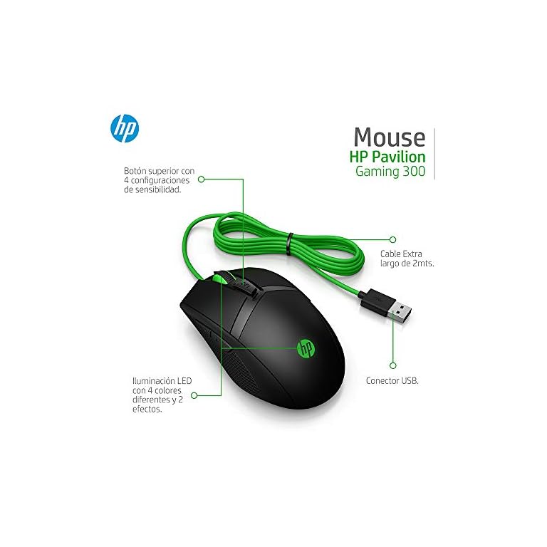 HP Pavilion 300 Gaming Wired Mouse - Buy Online UK