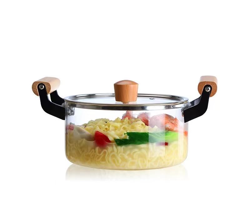 Amazon.com: 2.5L/3.5L/4.5L Clear Glass Pot for Cooking on Stove, Big ...