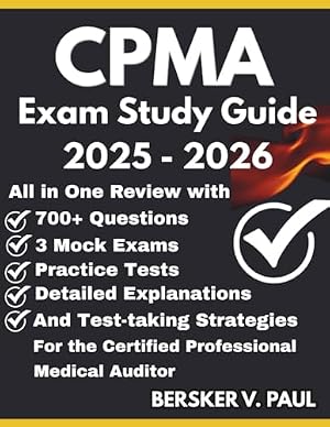CPMA Study Guide: LATEST All-In-One CPMA Review + 400 Practice ...