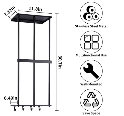 Snapklik.com : Gtouse Camping Chair Racks For Storage, Wall Mounted ...