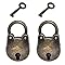 Aifeier ET 2 Pieces Mini Vintage Locks Small Bear-Shape Padlock with ...
