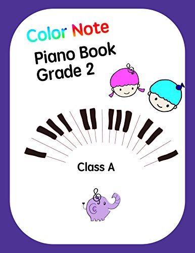 Amazon.co.jp: Color Note Piano Book Grade2 Class A: Music piano books ...