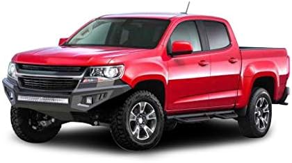 Amazon.com: Black Horse Off Road Armour II Heavy Duty Front Bumper ONLY ...