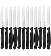 OPOLIA Frühstücksmesser 6 Stück,Brötchenmesser aus Rostfreiem Stahl ...