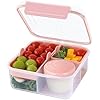 Amazon.com: Finorder Square Portable Bento Lunch Container Box with ...