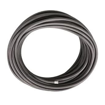 Helunsi 32.8ft Cloth Covered Lamp Cord, 18 AWG 2 Conductor Grey Vintage ...