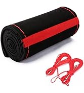 Amazon | TATACLEA ハンドルカバー 編み込み式 ステアリングカバー 手縫い 通気性 人工スエード生地 直径38cm 超薄い触感 滑り止め 持ちやすい 手触りよし オールシーズン ...