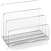 Amazon.com : OSCO Clear Acrylic Letter Holder, 3 Slot Desk Organiser ...