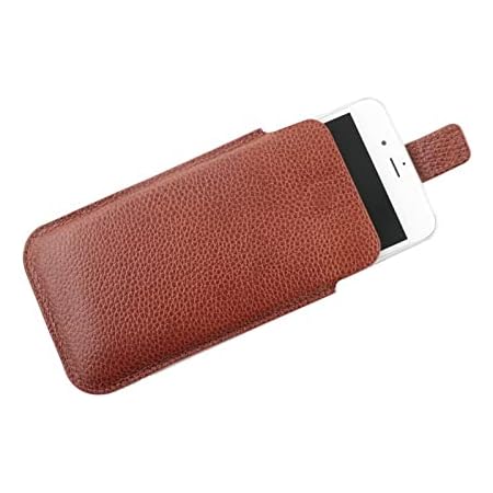 HARITECH Leather Anti Theft Cellphone Mobile Pullup Pouch with Wallets ...