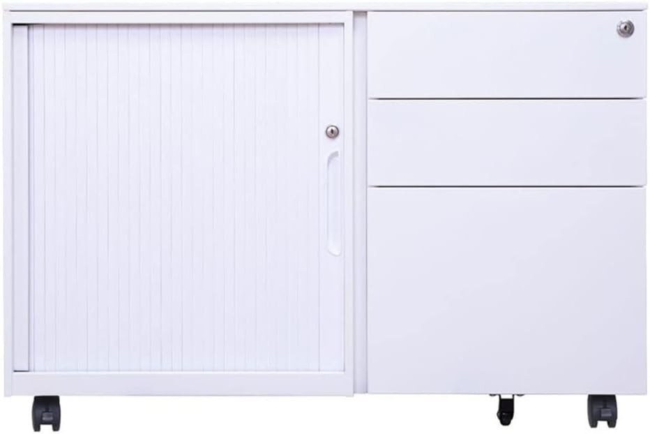 Amazon.com: File Cabinet Steel Rolling Shutter Door Filing Cabinet ...