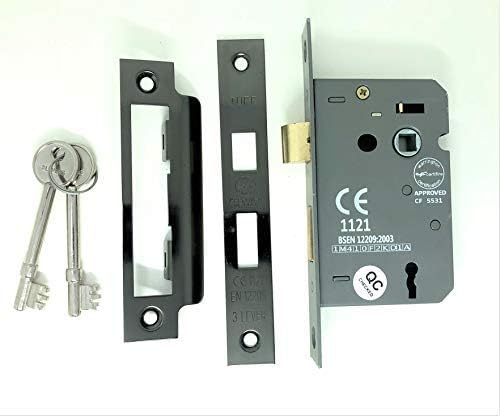 Fire Rated Door Sash Locks CE BS Rated Mortice 3 Lever 63mm or 75mm ...