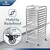 Amazon.com: Bakery Bun Pan Speed Rack - Half Sheet Only, 15 Tiers ...