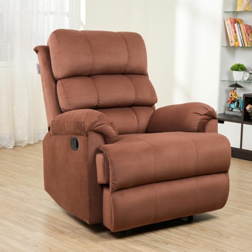 SOLIS ROYALE- THE DESIRED COMFORT Fabric Recliner 1 Seater Sofa Chair ...
