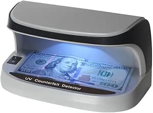 Mini Money Detector Auto UV LED light Counterfeit Watermark Recognition ...
