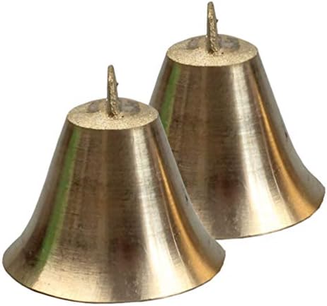 Tomaibaby 2 Stücke Weihnachtsglocken Laut Glocke Deko Bronze Vintage ...