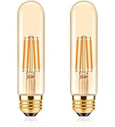 ToBeGreat T30 LED Light Bulbs 6 Watt Equivalent 60W Bulb E26 Tubular ...
