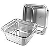 Amazon.com: WAGENSTEIGER Stainless Steel Square Shaped Colander & Basin ...