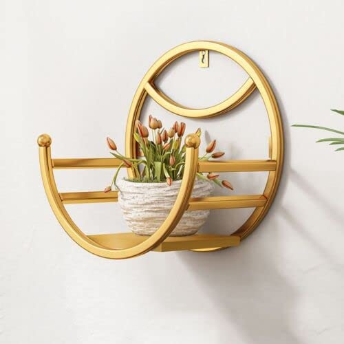 Unique Art Wall Mounted Hanging Planter Rack Plant Basket Flower Pot ...