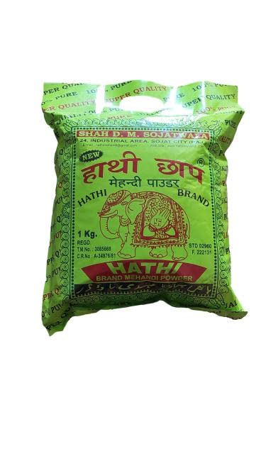 Hathi Brand henna mehndi powder 1kg - Price History