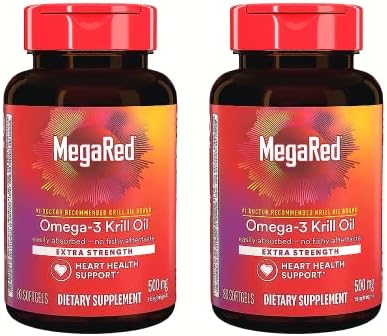 Amazon.com: MegaRed Advanced 4in1 900mg, 120 softgels Value Pack (2 ...