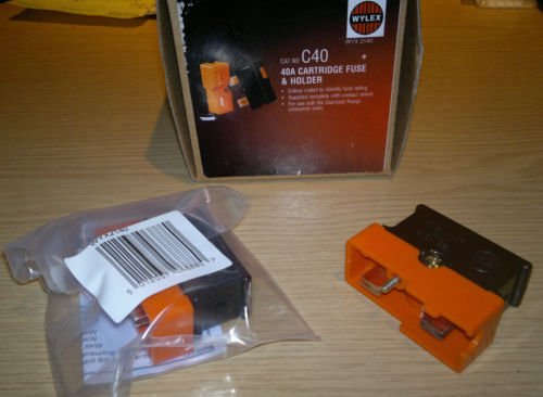 Wylex C40 40A Cartridge Fuse & Holder : Amazon.co.uk