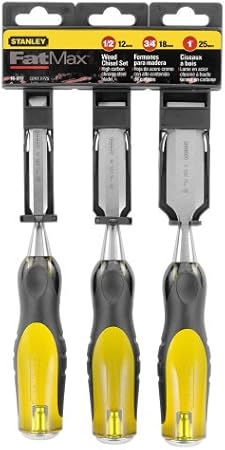 Stanley 16-970 FatMax Short Blade Chisel Set, 3-Piece - Wood Chisels ...