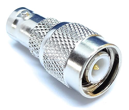 BNC Female To TNC Male Adaptor Connector Radio Antenna Aerial Cable ...