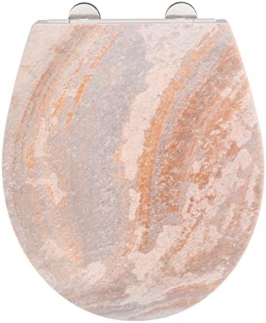 WENKO Canyon Toilet Seat, Hygienic Toilet Seat Made of Antibacterial ...