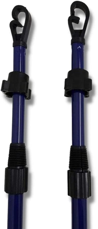 BPIL 2X Heavy Duty Metal Telescopic Extendable Home Garden Washing Line ...