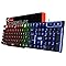 Orzly Gaming Keyboard RGB USB Wired Rainbow Keyboard Designed for PC ...