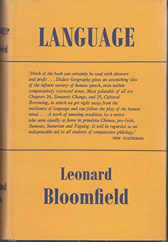 Language: Bloomfield, Leonard: 9788120811959: Amazon.com: Books