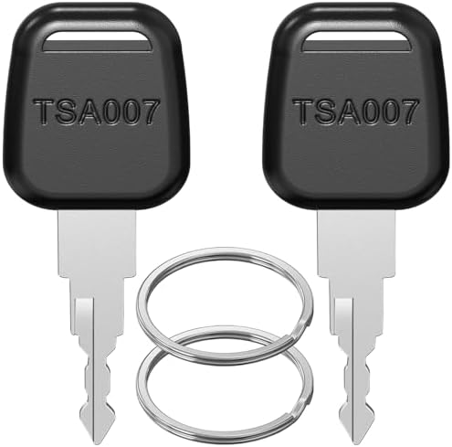 Master Keys Compatible with TSA 007 2Pack, Ancable TSA 007 Luggage Keys ...