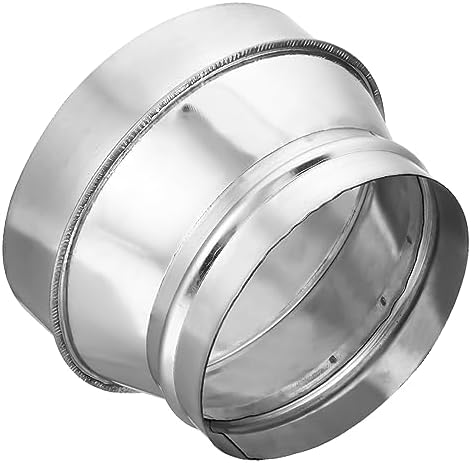 PATIKIL 7 to 6 Duct Reducer, 7 to 6 Inch Galvanized Steel Air Ducting ...