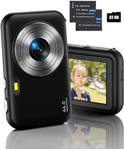 Amazon.com : Digital Camera, FHD 1080P Camera for Kids, 16X Digital ...