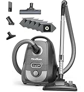 Amazon.com - HawKam Bagged Canister Vacuum Cleaners for Home, 1300W ...