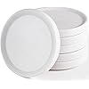Amazon.com: CHISELED ST DF SK White Marble Coasters Raised Edges ...