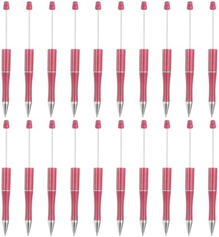 Amazon.com: PATIKIL Beadable Pens, 20 Pack Black Ink Plastic Bead Pen ...