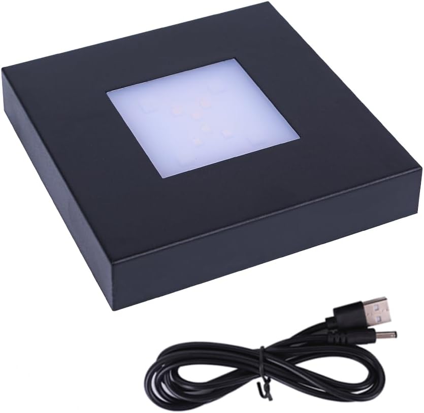 Amazon.com: PHOSOK LED Multimodal Multicolor Light Base Silver Lighted ...